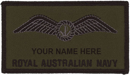 Navy - Air Name Patch