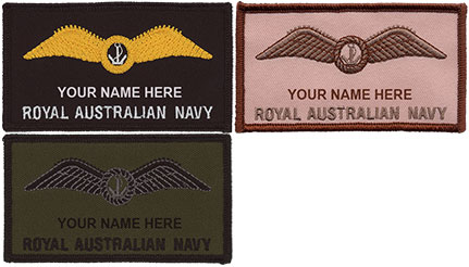 Navy - Air Name Patch
