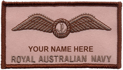 Navy - Air Name Patch