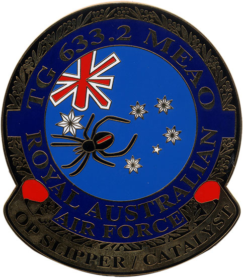 Metal RAAF Crests