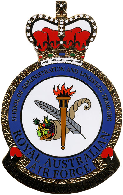 Metal RAAF Crests