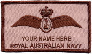 Navy - Air Name Patch